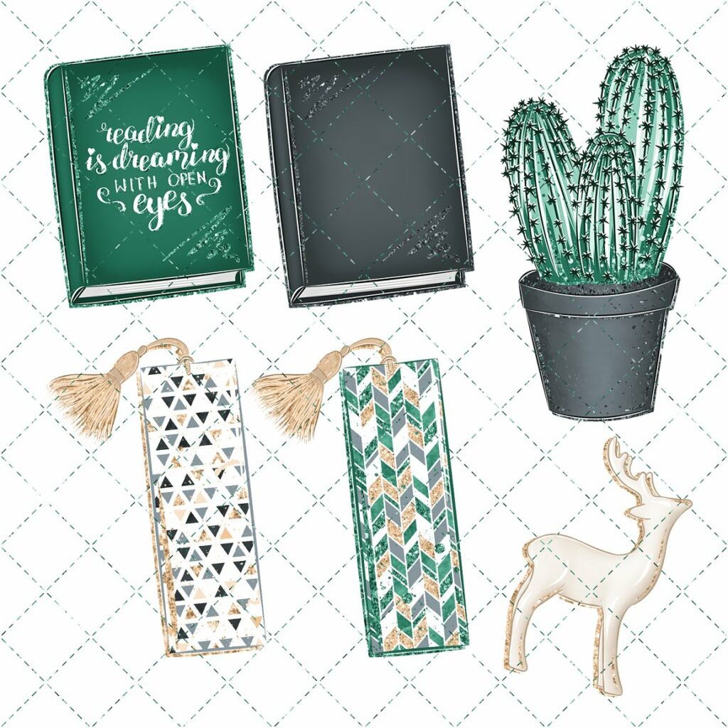 Bookworm Watercolor Fashion Clipart – MasterBundles