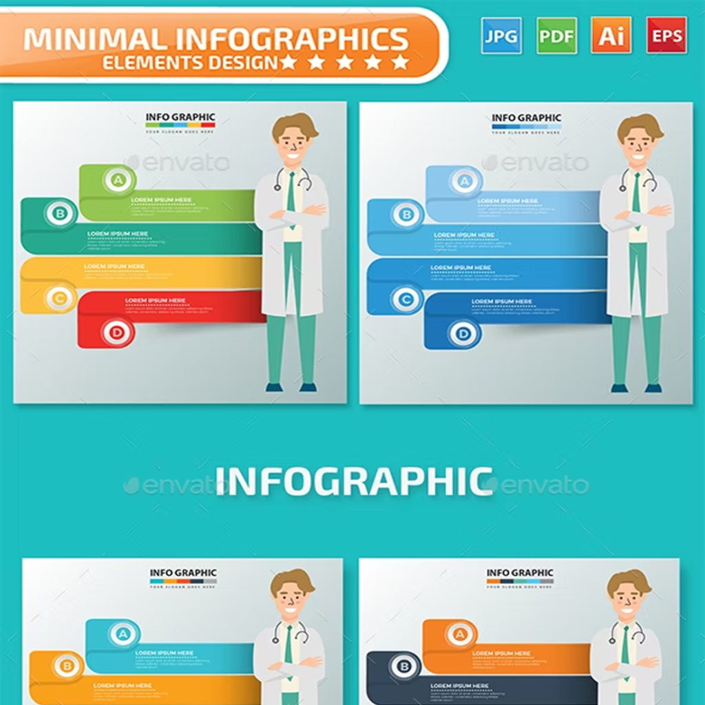 Doctor Infographics Design – MasterBundles