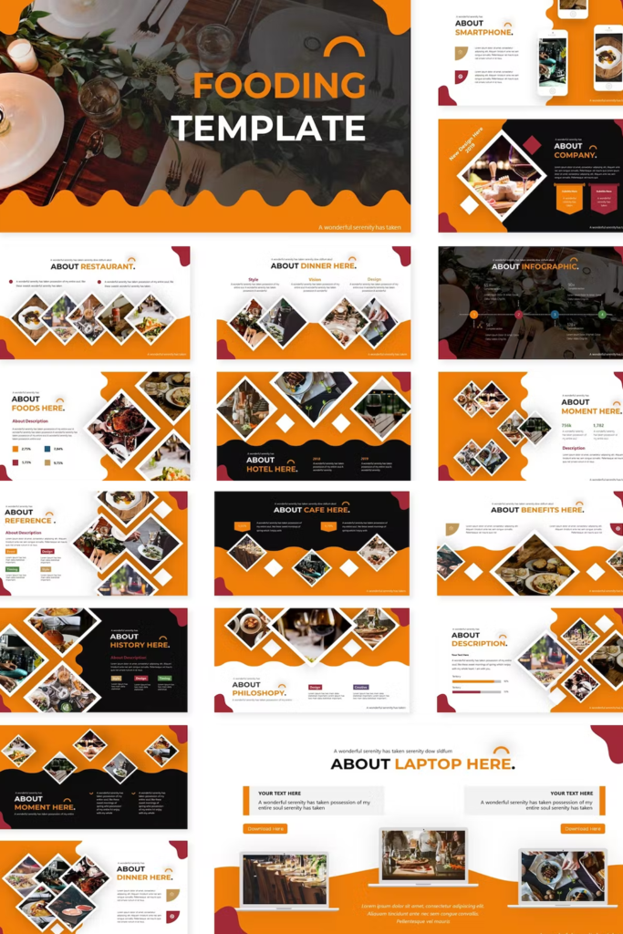 Fooding Google Slides Template – MasterBundles