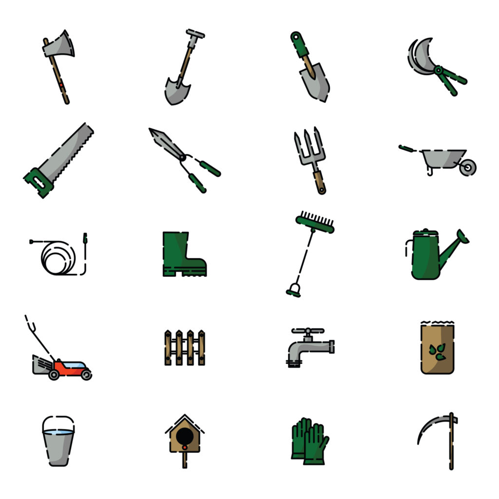 Gardening Icons Set – MasterBundles