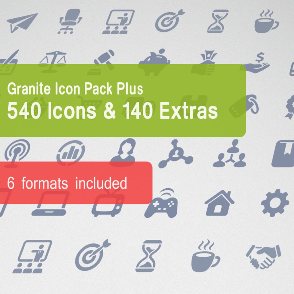 Granite Icon Pack Plus – MasterBundles
