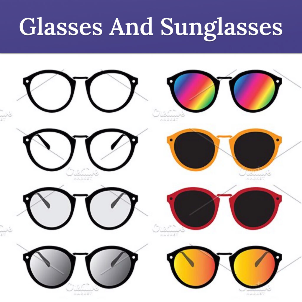 Sunglasses Realistic Icons Set – MasterBundles
