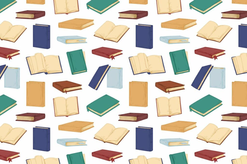 Old Books Seamless Patterns – MasterBundles