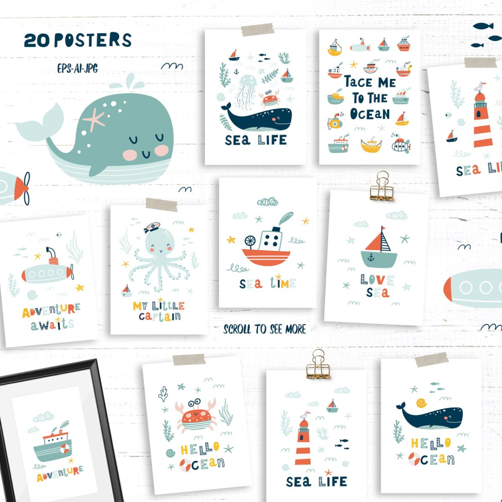 Hello Ocean Set – MasterBundles