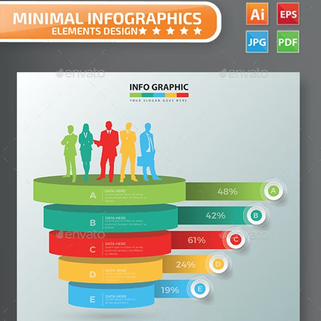 Human Resource Infographic Design – MasterBundles