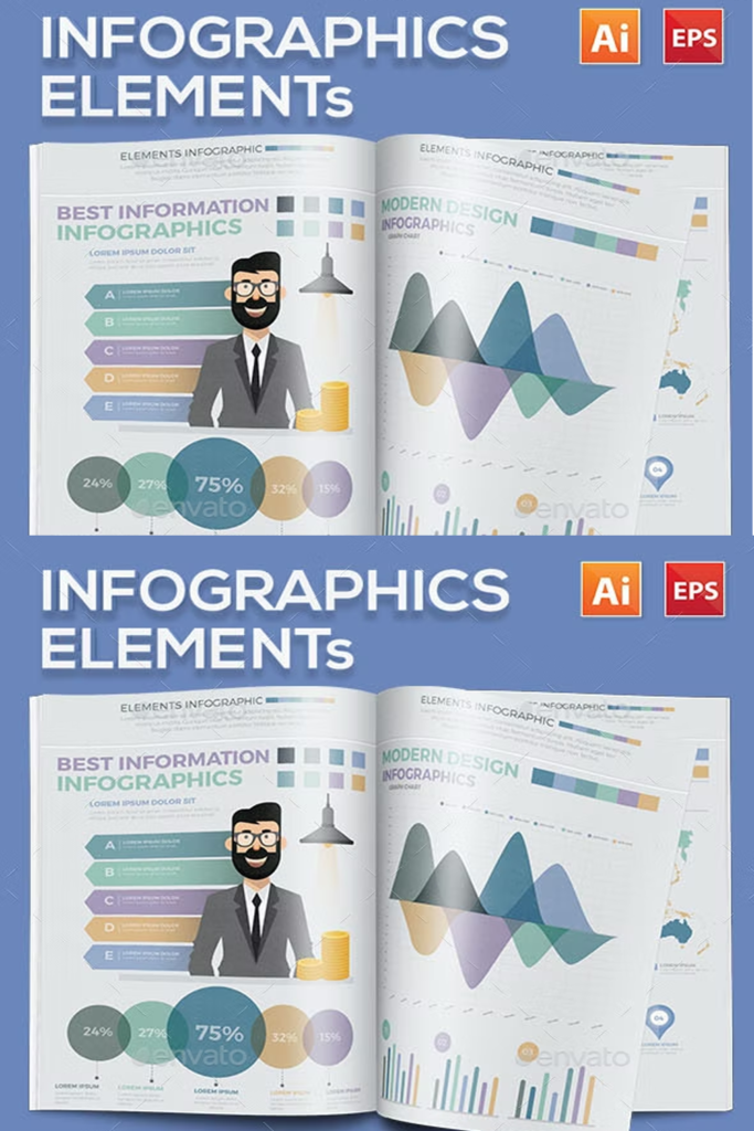 Infographic Elements – MasterBundles
