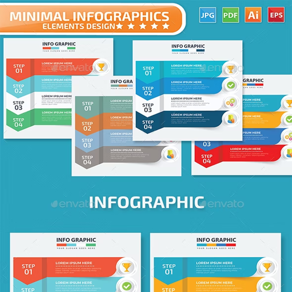 Isometric Infographic Set – MasterBundles