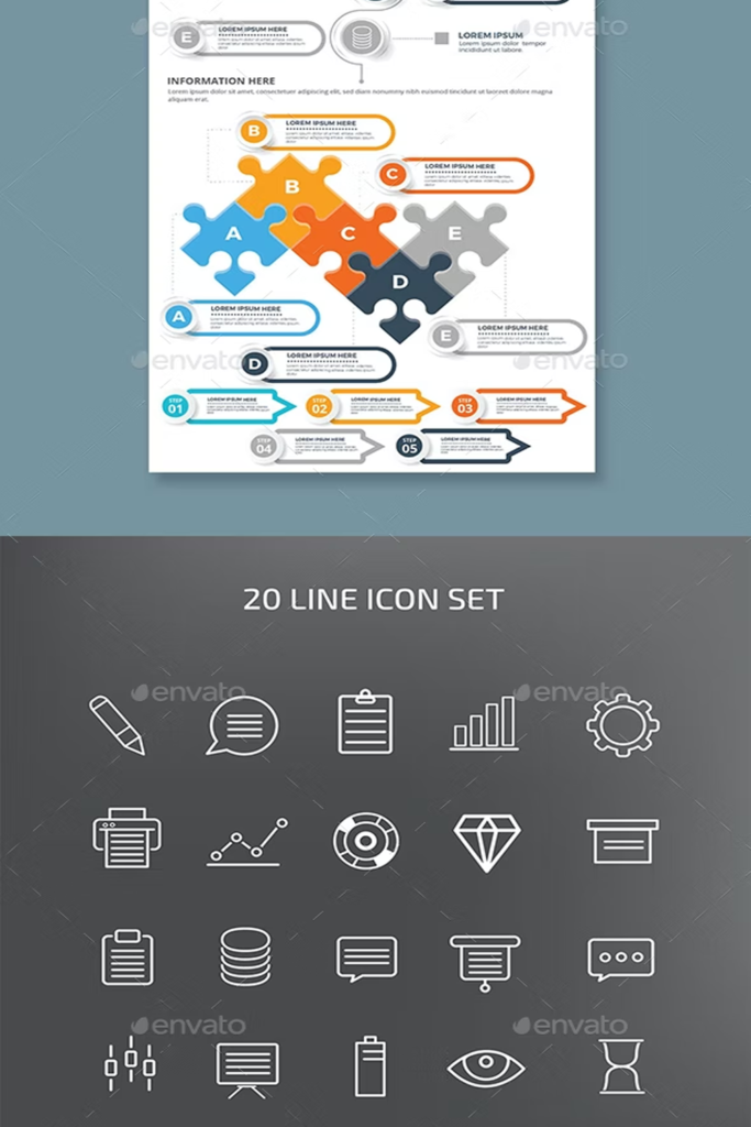 Infographics Elements Design – MasterBundles
