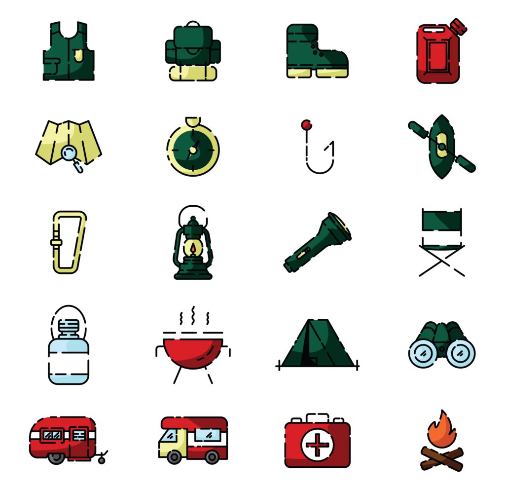 Camping Icons Set – MasterBundles