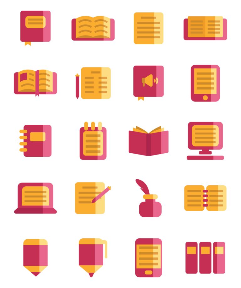 20 Literature Icons Set – MasterBundles