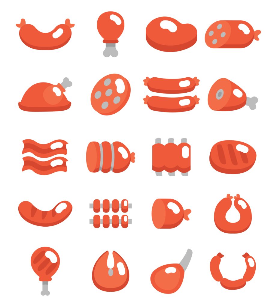 20 Meat Icons Set – MasterBundles