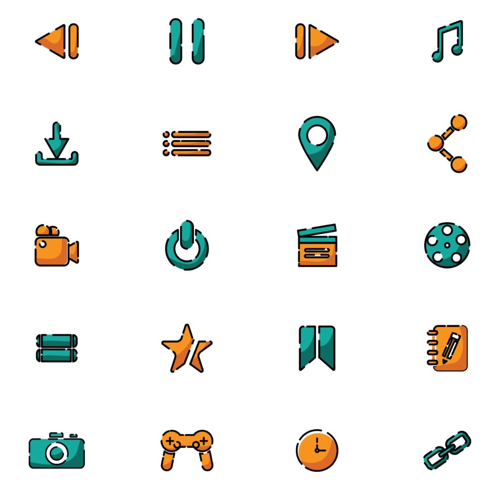 20 Mobile Set Icons – MasterBundles