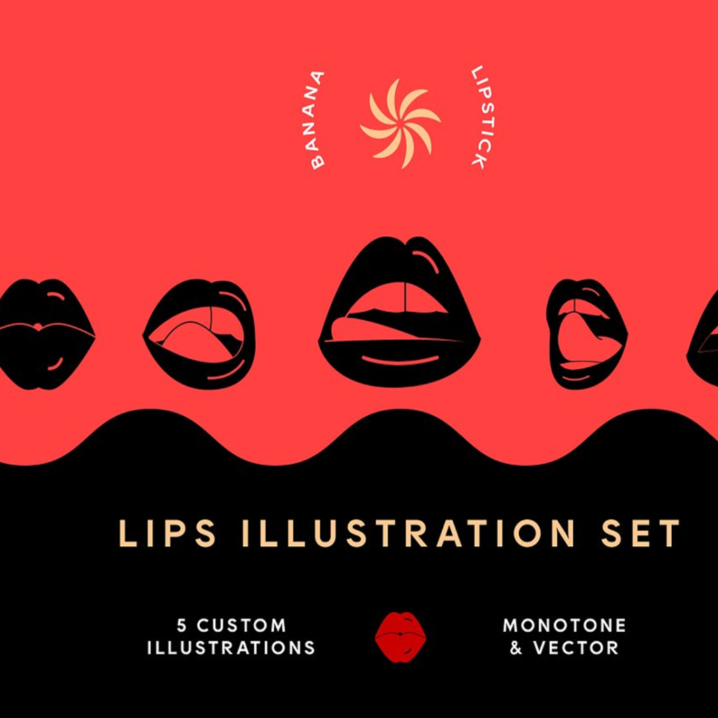 Lips Icon Set – MasterBundles