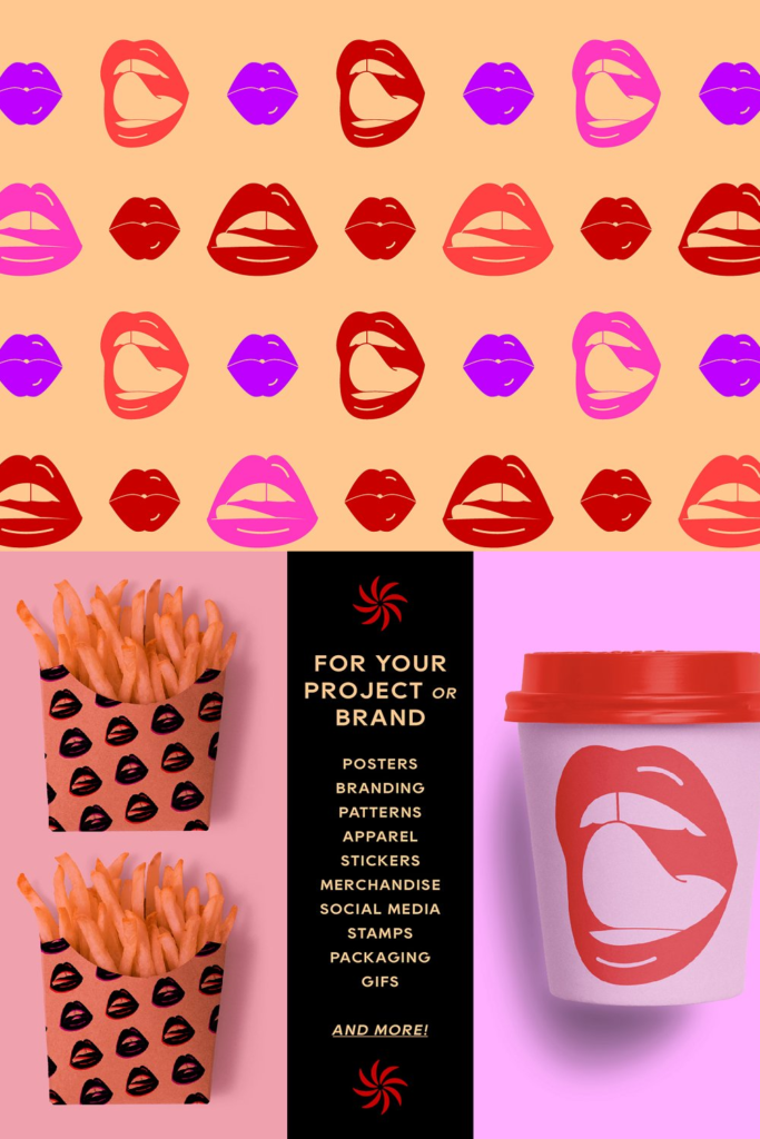 Lips Icon Set – MasterBundles