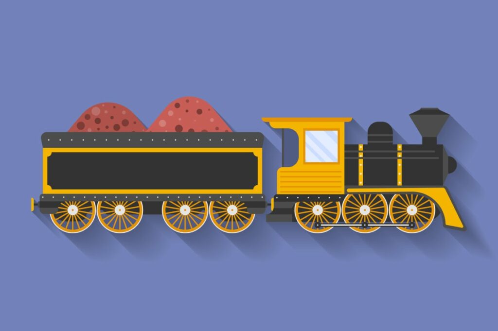Steam Locomotive Or Puffer – MasterBundles