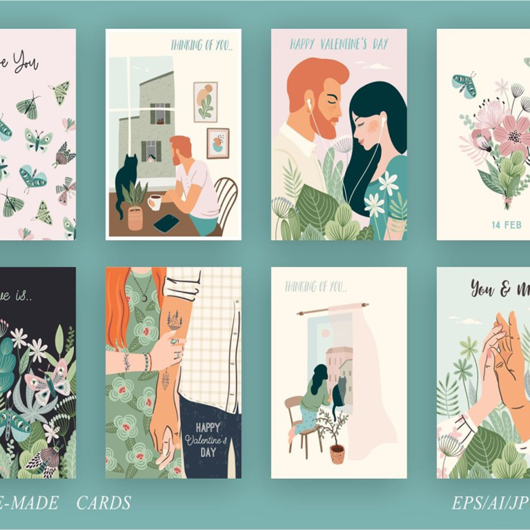 Love Story. Vector Collection. – MasterBundles