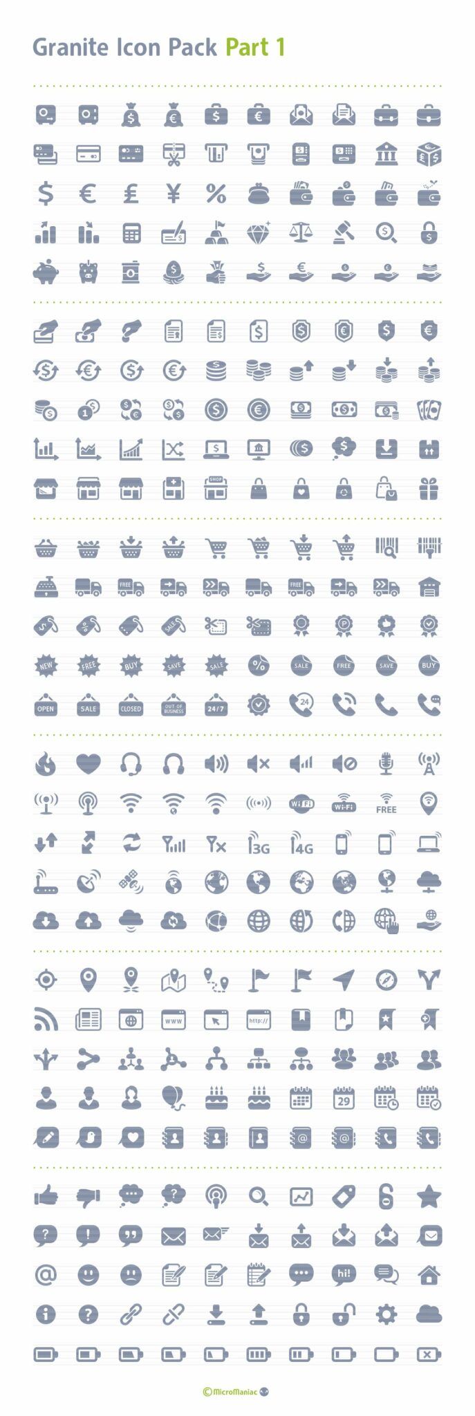 Granite Icon Pack Plus – MasterBundles