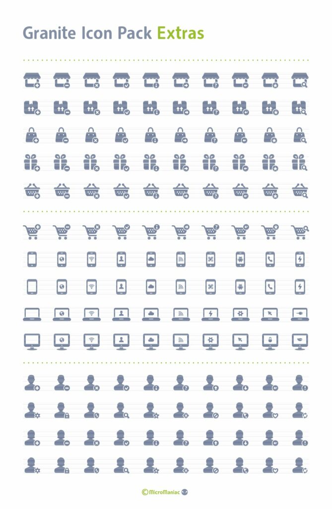 Granite Icon Pack Plus – MasterBundles