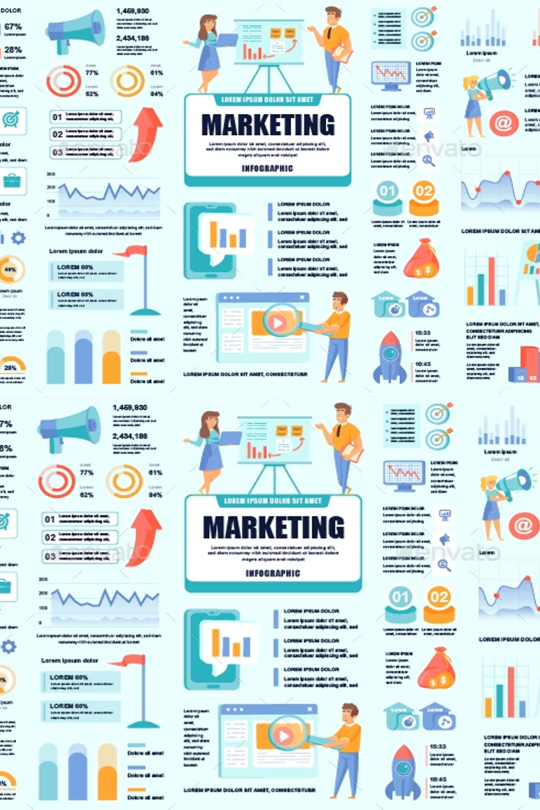 Marketing Infographics – MasterBundles