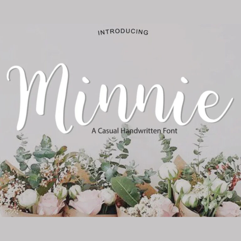 Minnie Script Font – MasterBundles