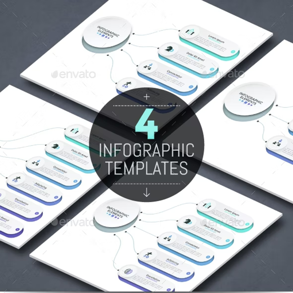 Modern Infographic Paper Choice Templates – MasterBundles