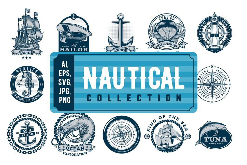 Nautical Graphic Collection – MasterBundles