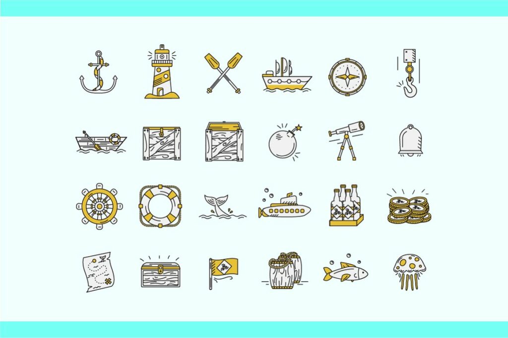 Nautical Icon Set – MasterBundles