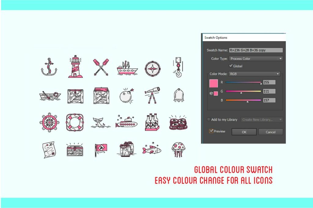 Nautical Icon Set – MasterBundles