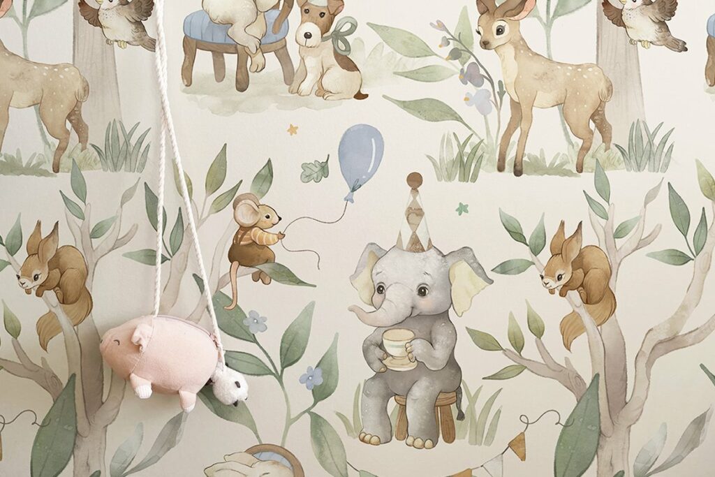 Watercolor Forest Boho Animal Set – MasterBundles