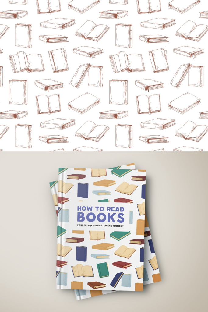 Old Books Seamless Patterns – MasterBundles