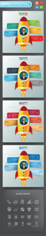 Rocket Infographics Design – MasterBundles