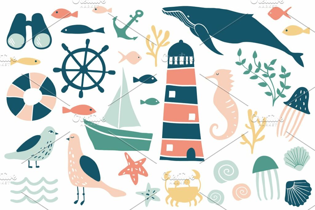 Nautical Vector Collection – MasterBundles