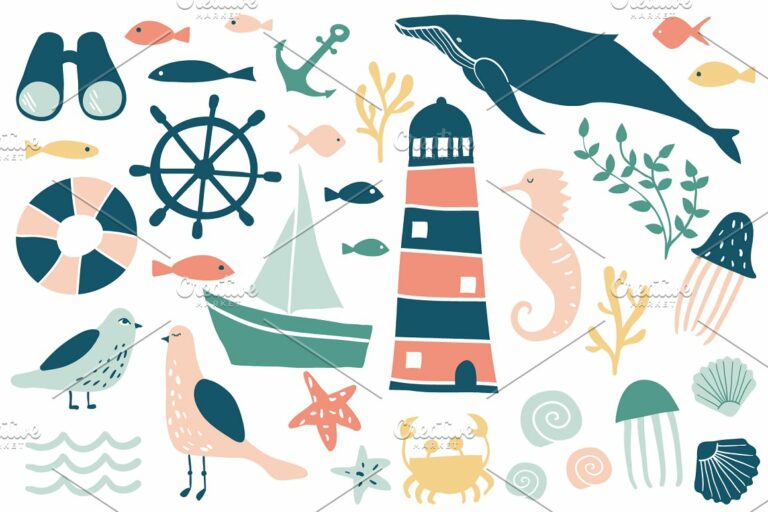 Nautical Vector Collection – MasterBundles