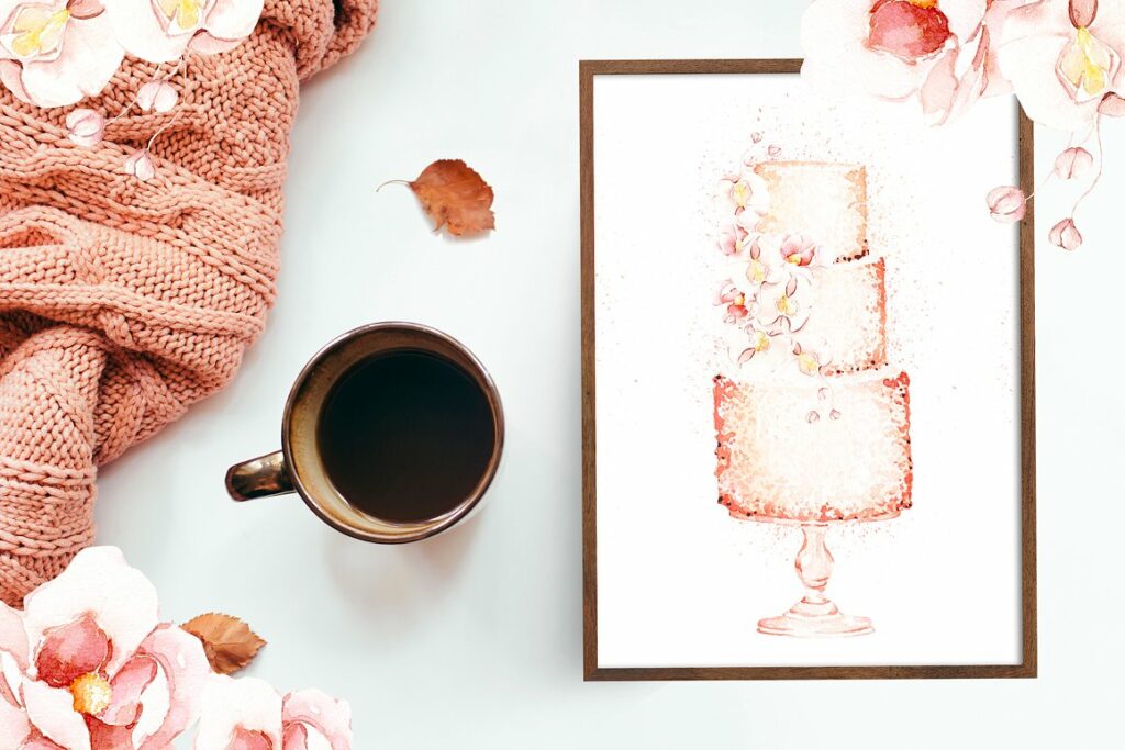 Watercolor Personalized Cake Creator – MasterBundles