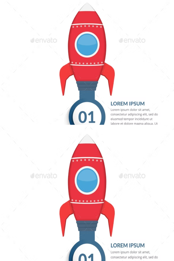 Rocket - StartUp Infographics – MasterBundles
