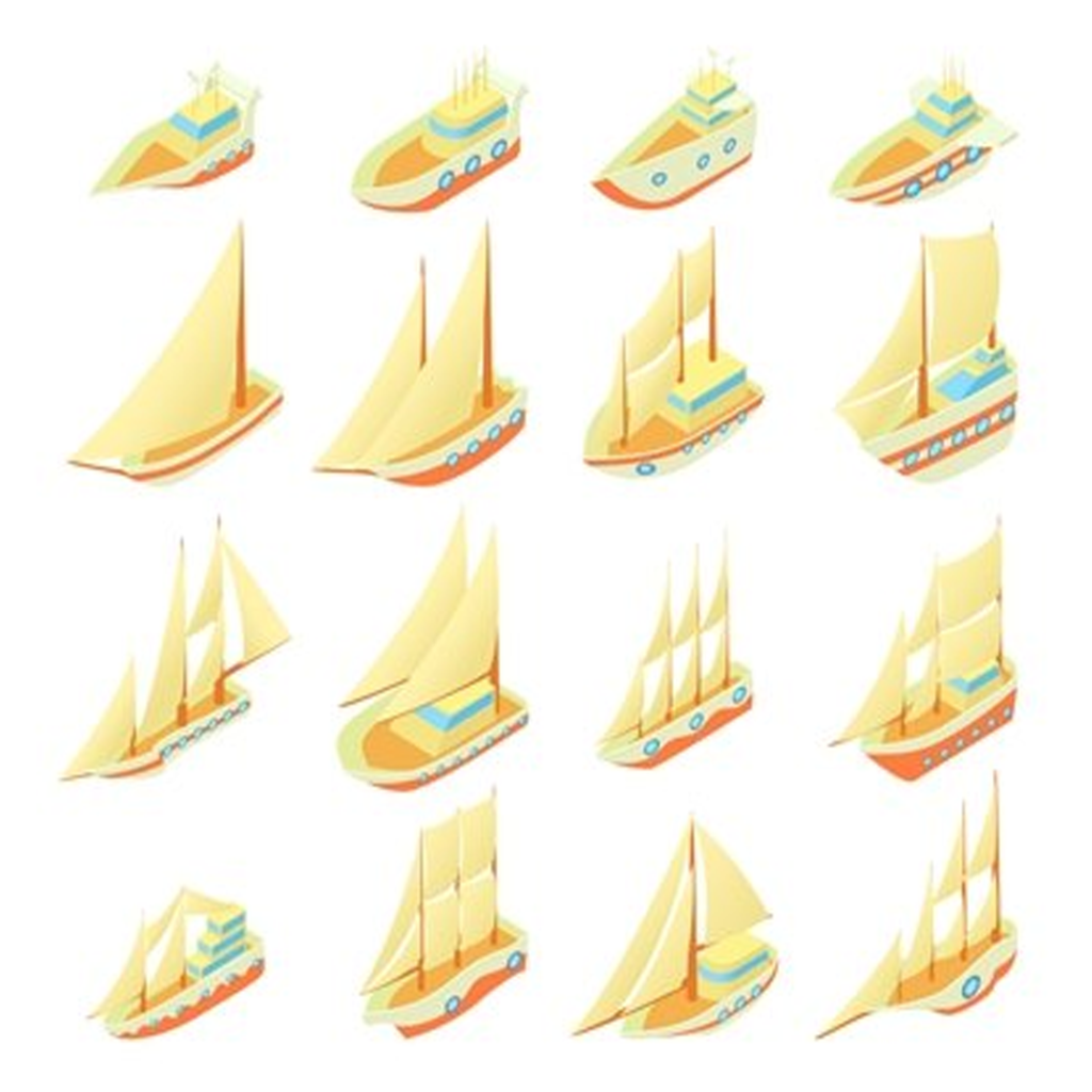 Sailing Ship Icons Set – MasterBundles