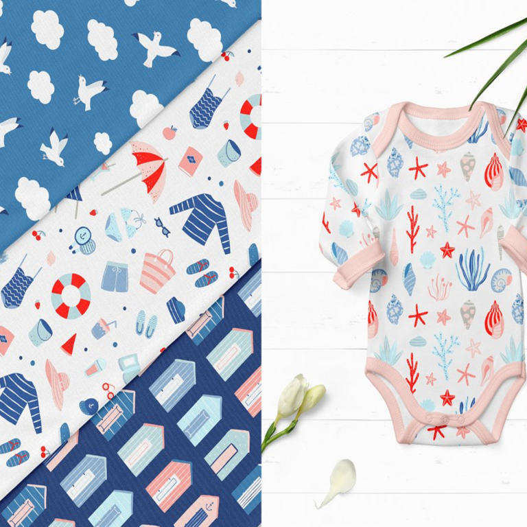Seaside Illustrations & Patterns – MasterBundles