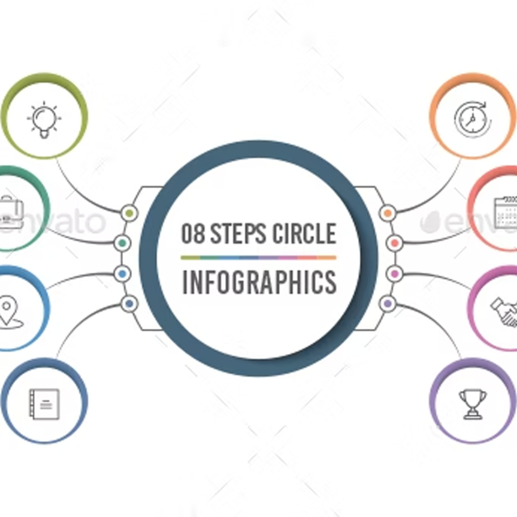 Simple Circle Infographic – MasterBundles