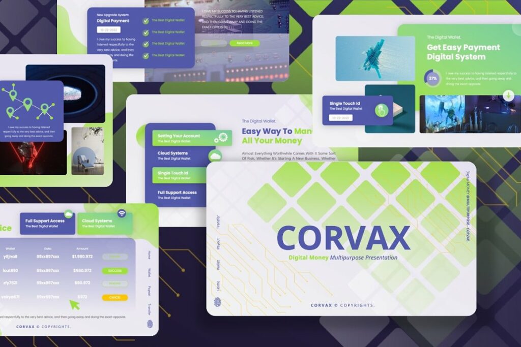Corvax - Digital Money Keynote – MasterBundles