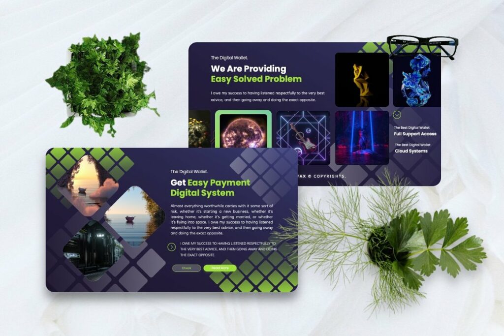 Corvax - Digital Money Powerpoint – MasterBundles