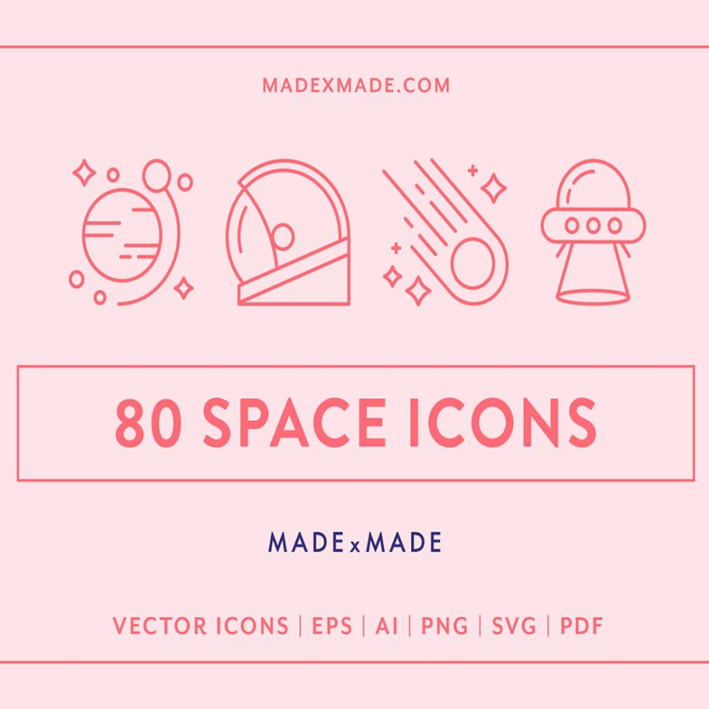 20 Space Icons Set – MasterBundles