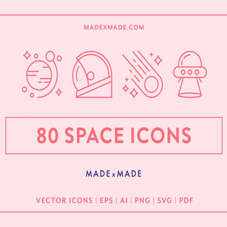 20 Space Icons Set – MasterBundles