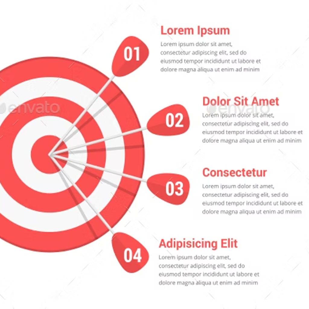 Target With Four Arrows – MasterBundles