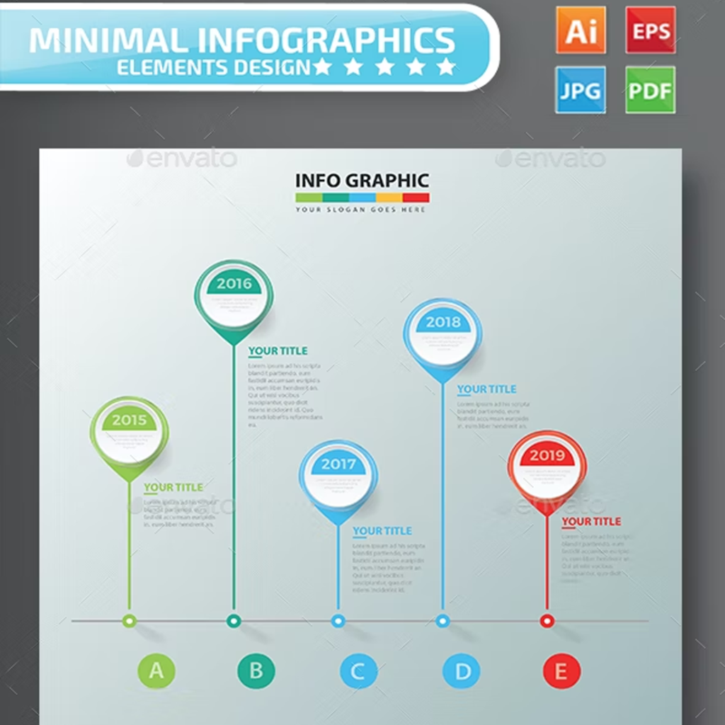 Timeline Infographic Design – MasterBundles