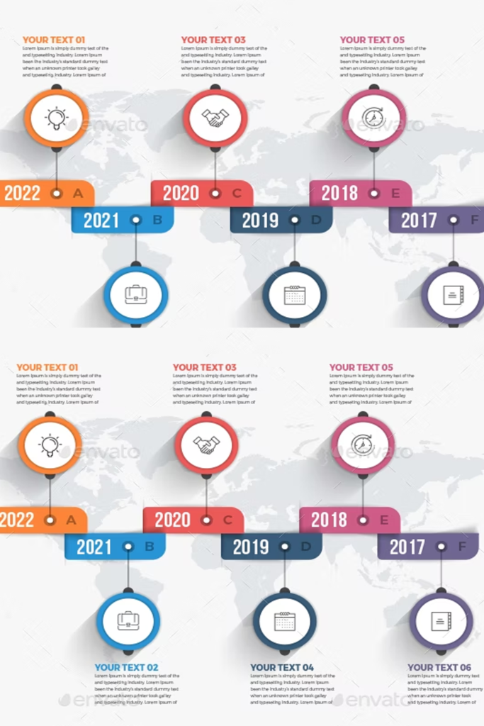 Timeline Infographics – MasterBundles