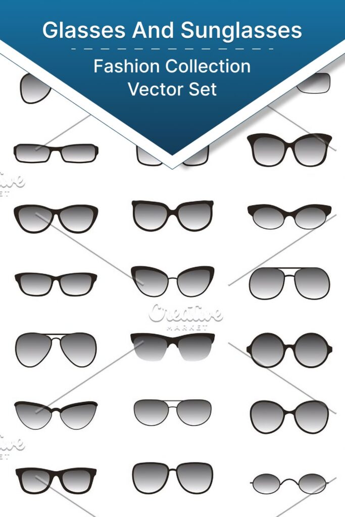 Types of Glasses and Sunglasses – MasterBundles