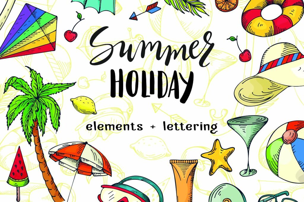Summer Holiday - Vector Bundle – MasterBundles