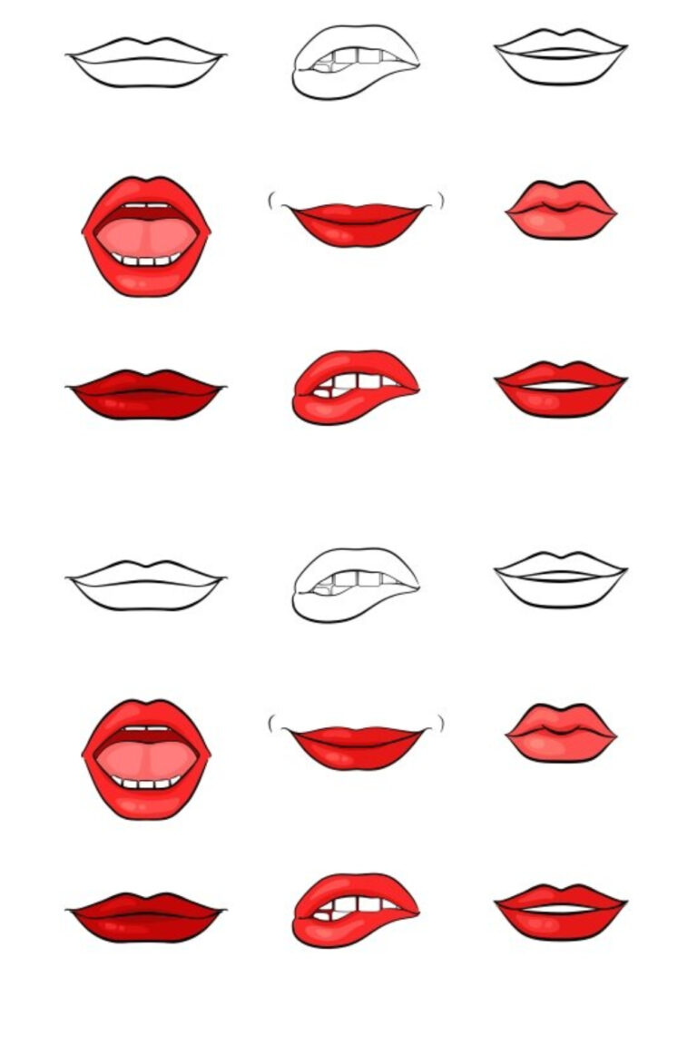 Vector Woman Lips And Mouth – MasterBundles