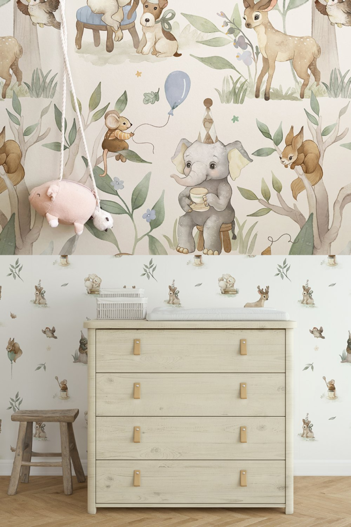 Watercolor Forest Boho Animal Set – MasterBundles