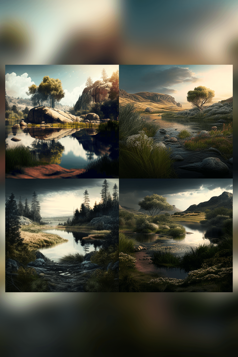 Free AI Generated Landscapes – MasterBundles